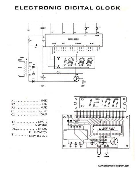 How To Build A Simple Circuit Diagram For A Quartz Clock