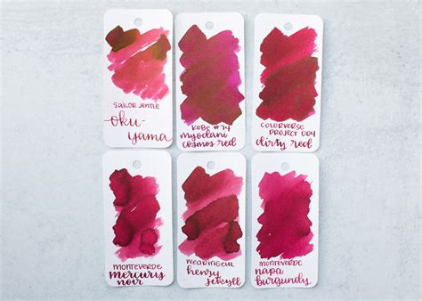 Ink Review 1976 Kobe Myodani Cosmos Red Mountain Of Ink
