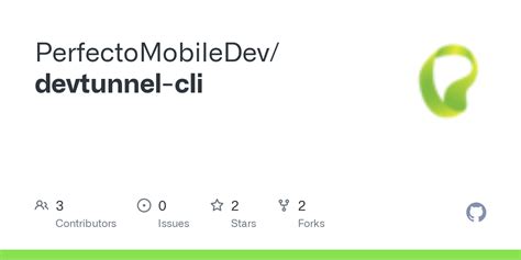 Github Perfectomobiledevdevtunnel Cli