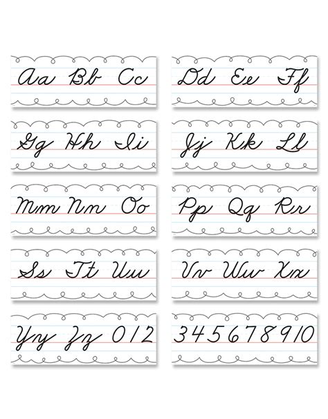 Cursive Letters Alphabet Cursive Letters Alphabet