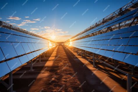 Premium Ai Image Concentrated Solar Power Csp Plant Generative Ai