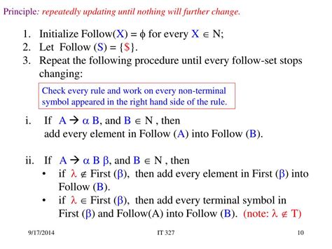 PPT How To Construct An LL 1 Parsing Table PowerPoint Presentation ID 4500434