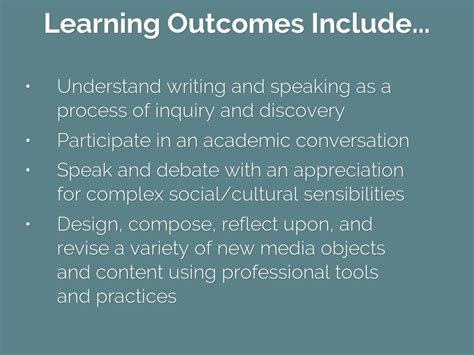 Experiential Learning In Writing And Speech At