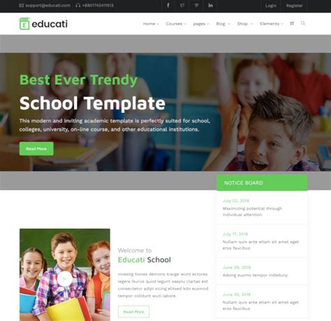 24 Education Html5 Themes And Templates