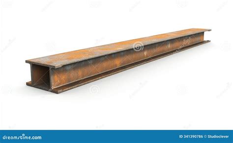 Long Rusty Steel Beam For Construction Projects Stock Photo CartoonDealer Com 351825564