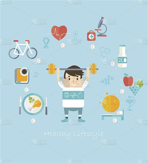 健康的生活方式的概念。