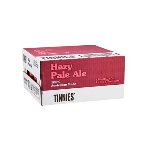 Buy Tinnies Hazy Pale Can 375ml 16 Pack Coles