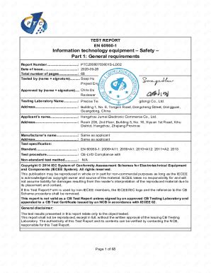 Fillable Online IEC TEST REPORT FORM TEMPLATE Bol Com Fax Email Print