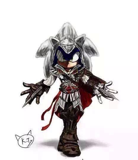 Epic Sonicassassins Creed Crossover Sonic Sonic Fan Characters