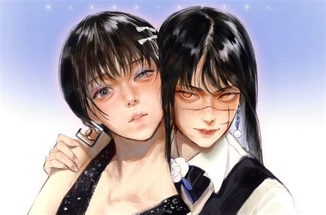 Yoru And Mitaka Asa Chainsaw Man Drawn By Eulbhitomi Danbooru