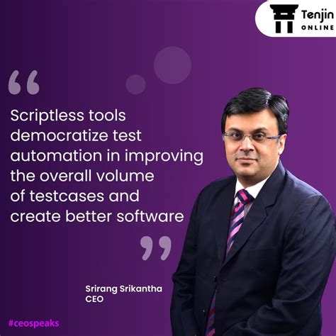 Tenjin Testing Workbench Posted On Linkedin