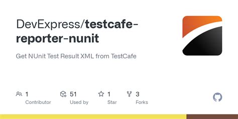 Github Devexpresstestcafe Reporter Nunit Get Nunit Test Result Xml