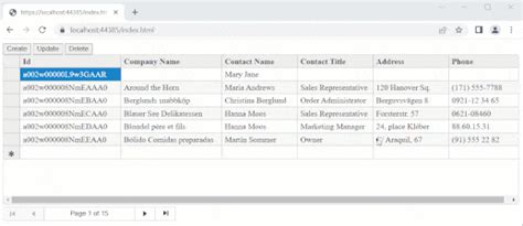 Consume Web Api To Perform Crud Operations On Flexgrid Using Javascript