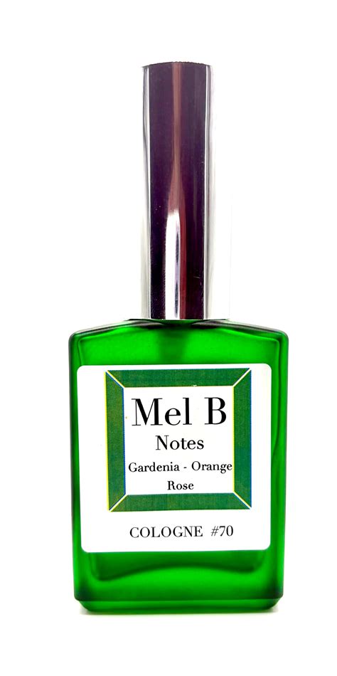 Cologne 70 Gardenia Orange Rose Mel B Notes Clean Fragrance Green