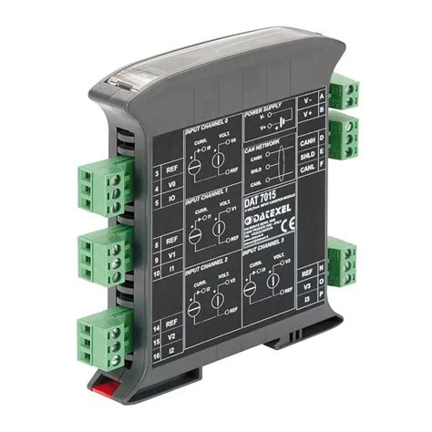 Datexel Isolated Module Canopen Slave Device Voltage And Current Input