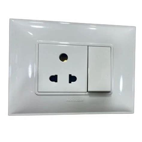 White A Indoasian Polycarbonate Modular Switch At Piece In Bengaluru