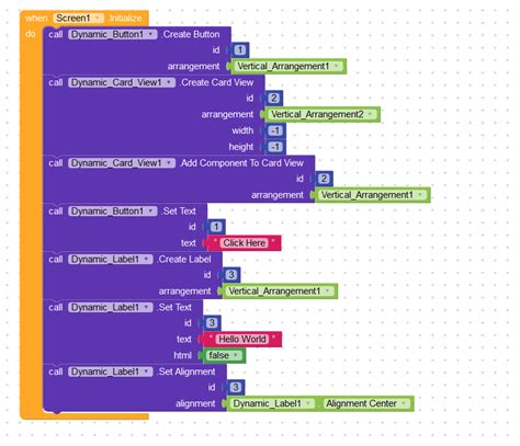 Dynamic Card View How To Use It Guides Kodular Community
