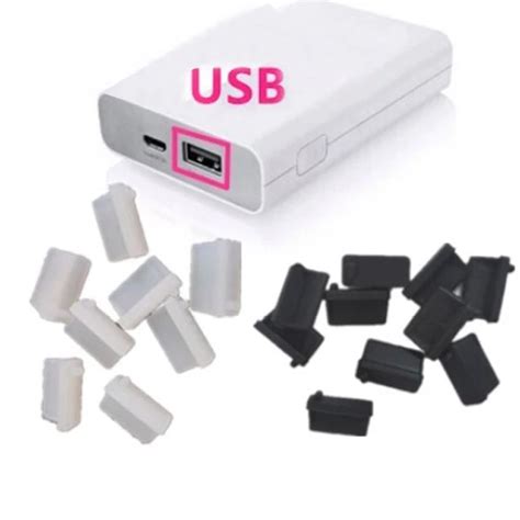 10 500pcs Usb 孔插頭 Usb 防塵罩 Usb 主防塵帽矽膠插頭保護插頭 蝦皮購物