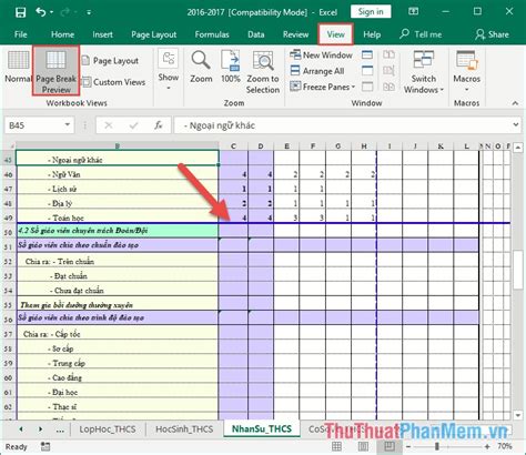 how to create page breaks and page breaks in excel