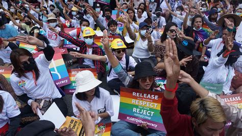 အာဏာသိမ်းမှုကိုဆန့်ကျင်တဲ့ Lgbt တွေ နည်းမျိုးစုံနဲ့ ဖိနှိပ်ခံနေရဆဲ — မြန်မာဌာန