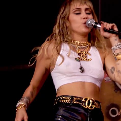 Miley Cyrus Tits At Glastonbury