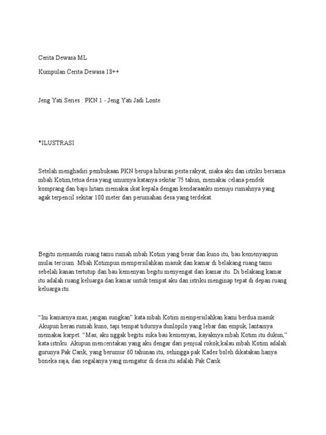 Jeng Yati Series Pkn 1 Jeng Yati Jadi Lonte Pdf