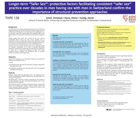 Pdf Longer Term “safer Sex” Protective Factors Facilitating