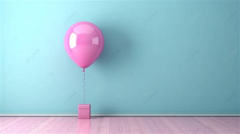 핑크 풍선 블루 룸의 3d 렌더링 3d 풍선 풍선 파티 풍선 배경 일러스트 및 사진 무료 다운로드 Pngtree