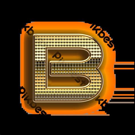 편지 B 금속 다이아몬드 품질 편지 일러스트 Png Psd 무료 다운로드 Pikbest