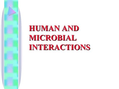 Micro Chap 4 Part 1 Human And Microbial Interactions Ppt