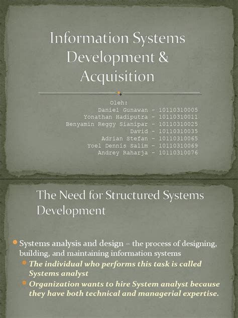 Informationsystemsdevelopmentandacquisition Lec 1 Download Free Pdf Systems Science