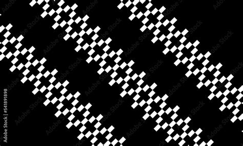 Seamless Motif Pattern Arranged Of Rectangle Composition For Ornate Decoration Background