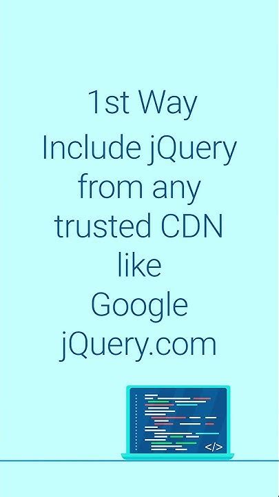 How To Add Jquery Library To Your Web Pages Youtube