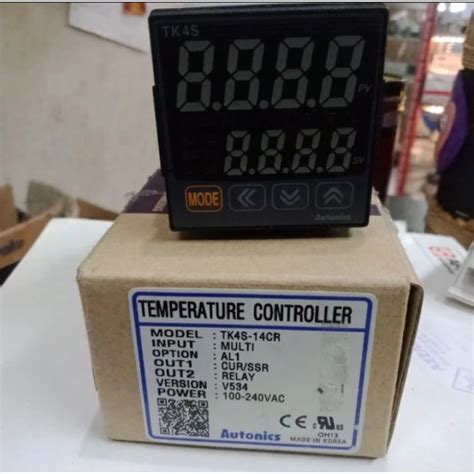 Jual Temperatur Controller Autonics Tk4s 14cr Original Asli Shopee