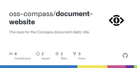 GitHub Oss Compass Document Website The Repo For The Compass Document Static Site
