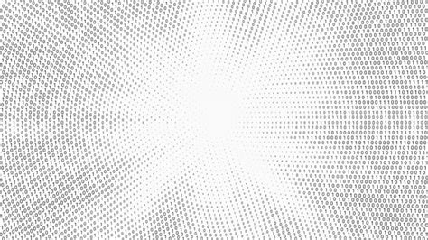 Premium Vector Vector Halftone Letter Binary Code Pattern Forming Rays