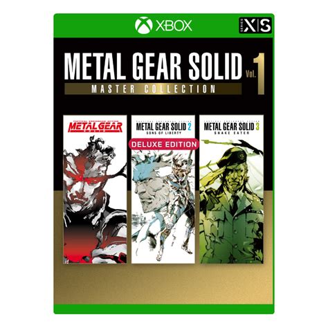 Metal Gear Solid Master Collection Vol 1 Xbox Series S X Clássicos