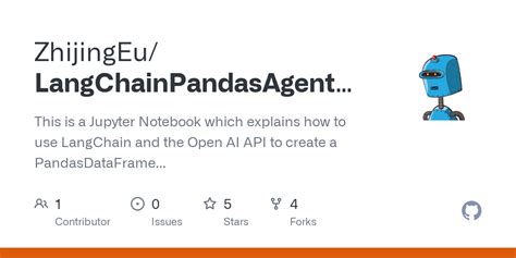 Github Zhijingeulangchainpandasagenttutorial This Is A Jupyter Notebook Which Explains How
