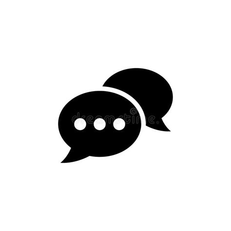 Chat Icon Speech Bubble Icon Comment Icon Vector Message Contact