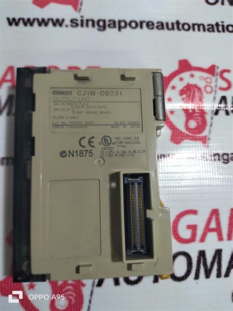 Omron Cj1w Od231 Output Unit Unit Plc Module Made In Japan Oasismachinery