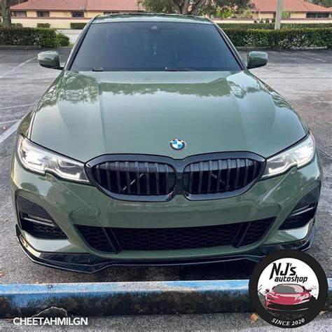 60 Gloss Military Green Vinyl Car Wrap Cheetahwrap