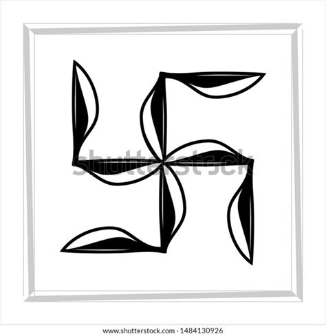 Swastica Symbol Holy Motif Vector Art Stock Vector Royalty Free