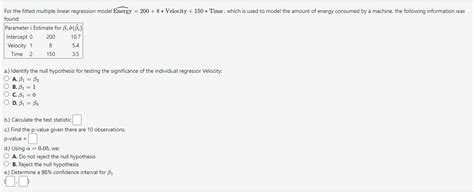 Solved Found A Identify The Null Hypothesis For Testing Chegg