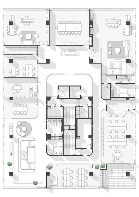 办公空间设计 建e网设计案例 花瓣网