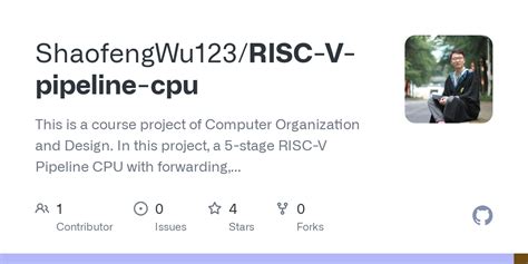 Github Shaofengwu123risc V Pipeline Cpu This Is A Course Project Of Computer Organization
