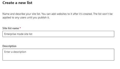 Configuring Edge Ie Mode In Intune Site List And Cloud Site List
