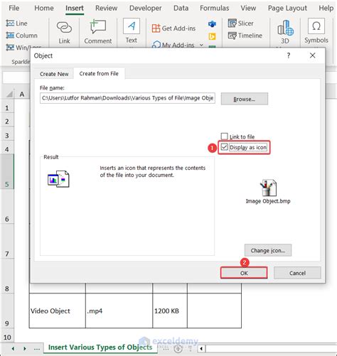 How To Insert Object In Excel Ultimate Guide Exceldemy