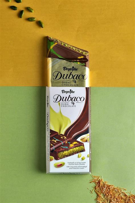 Beyoglu Dubaco Premium Dubai Chocolate 7 Oz 200 Gr Crispy Kadayif And Pistachio Filled