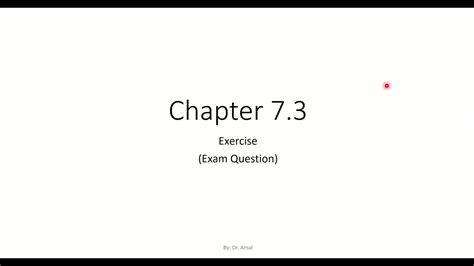 lecture 27 chapter 7 3 exercises itcs114 youtube