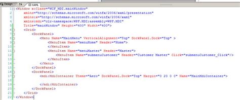 Implement Multiple Document Interface Mdi With Menu Control In Wpf